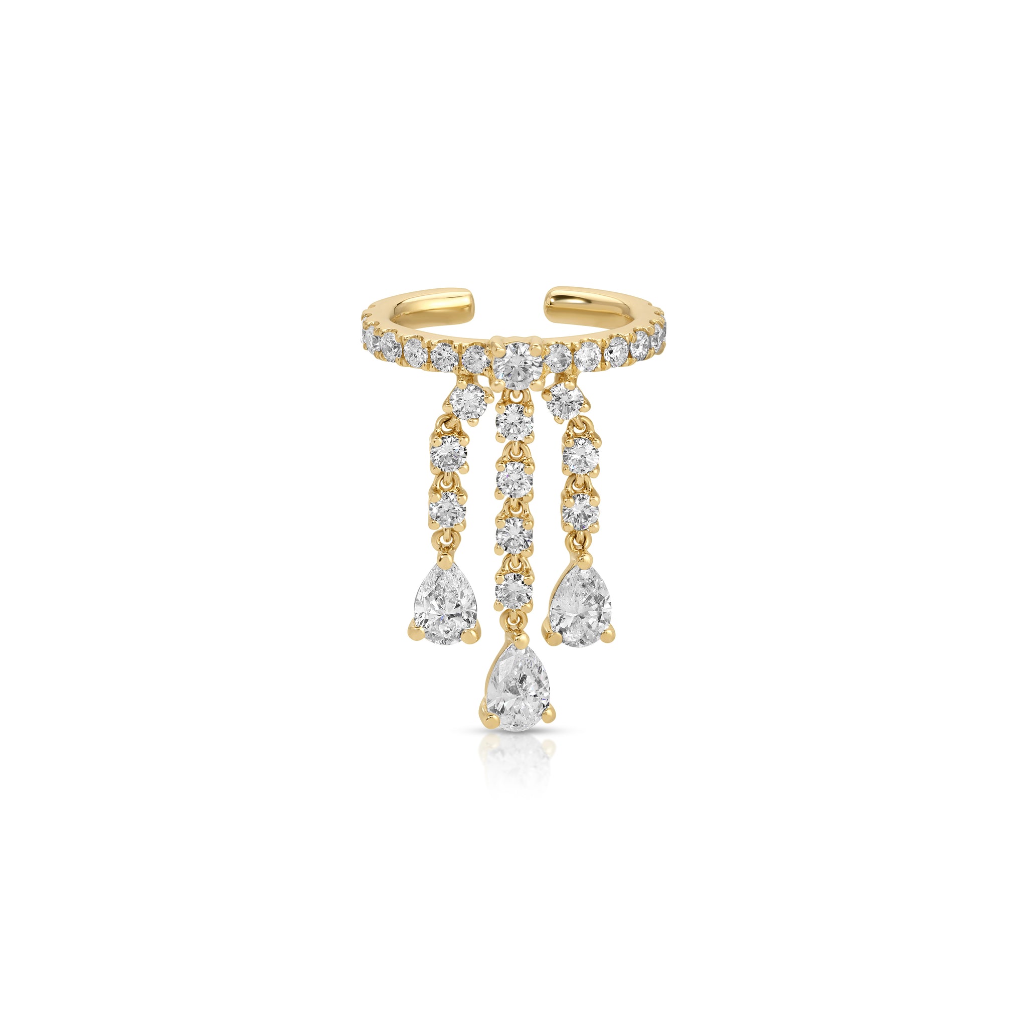 Diamond Fringe Earcuff