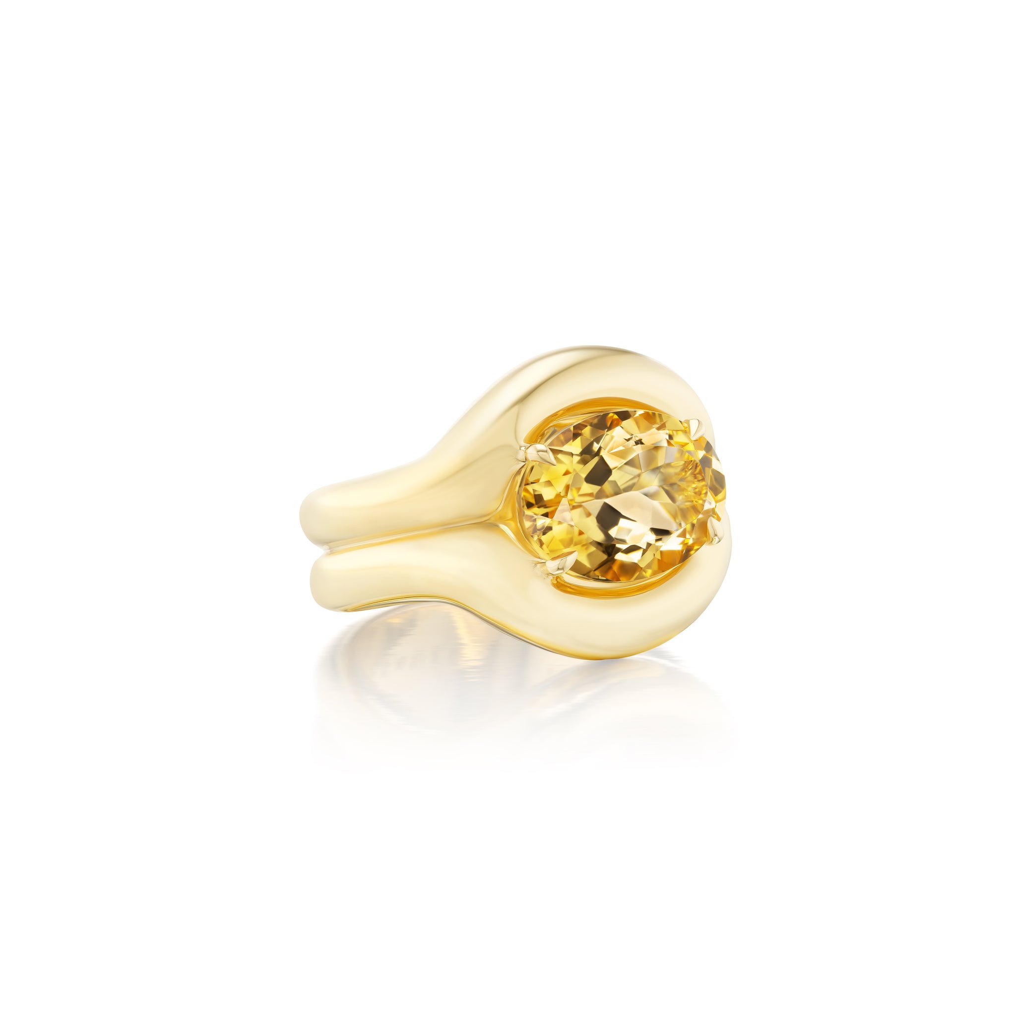 Axis Ring Citrine