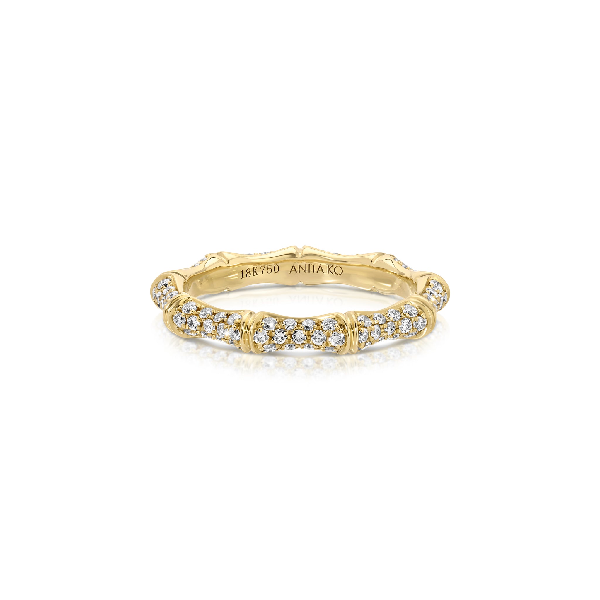 Diamond Bamboo Ring