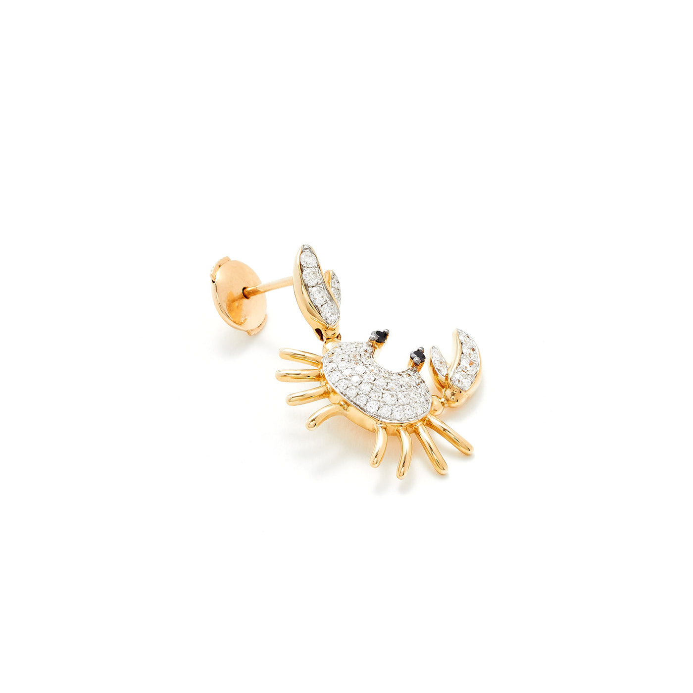 Crab Drop Earring